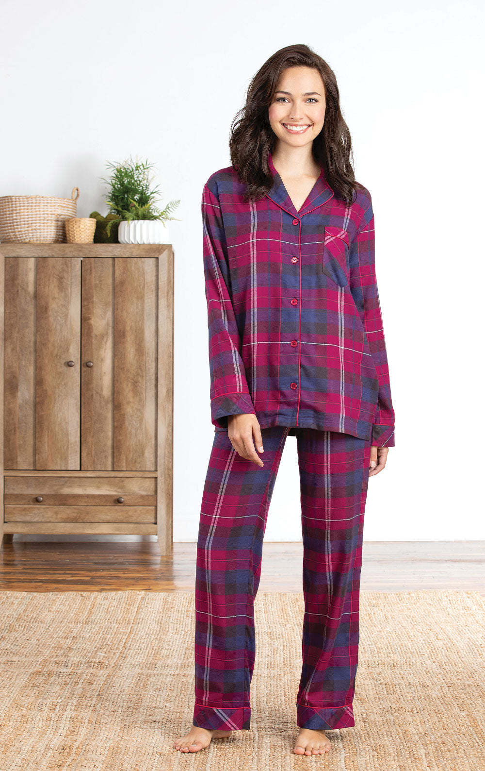 World's Softest Flannel Button-Front Pajamas | Pajamagram